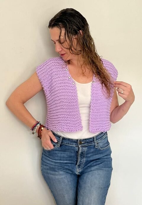 Chaleco Alirio (Tricot) | Flor del Alma Tejidos